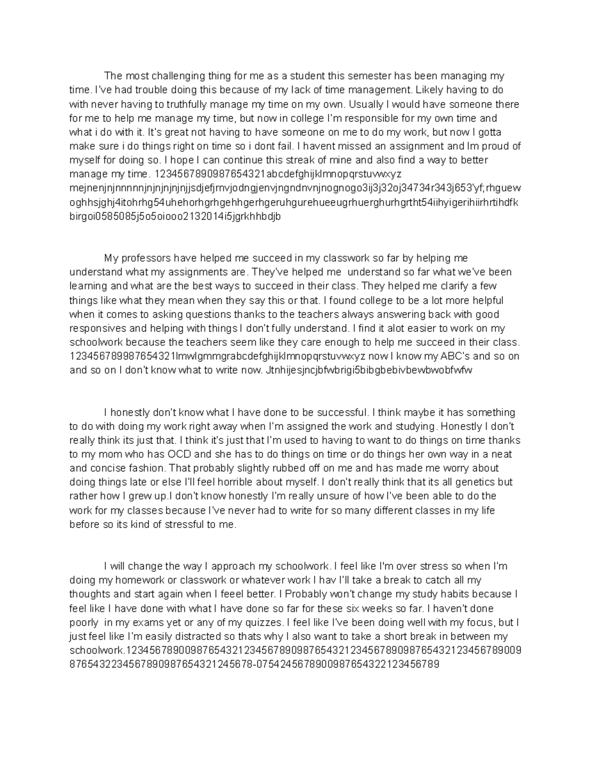 Sept 21 CL Drafting - assignment - The most challenging thing for me as ...