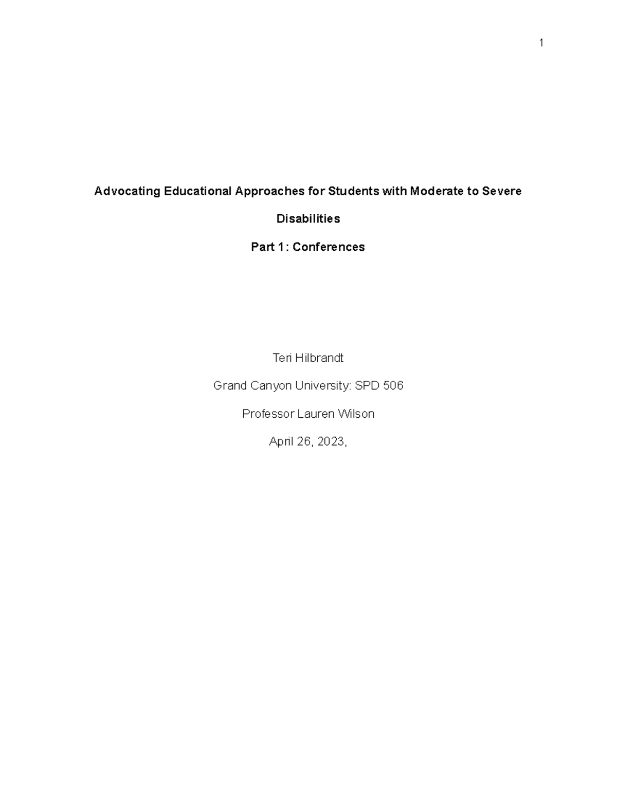 Advocating Educational Approaches for Students with Moderate to Severe ...