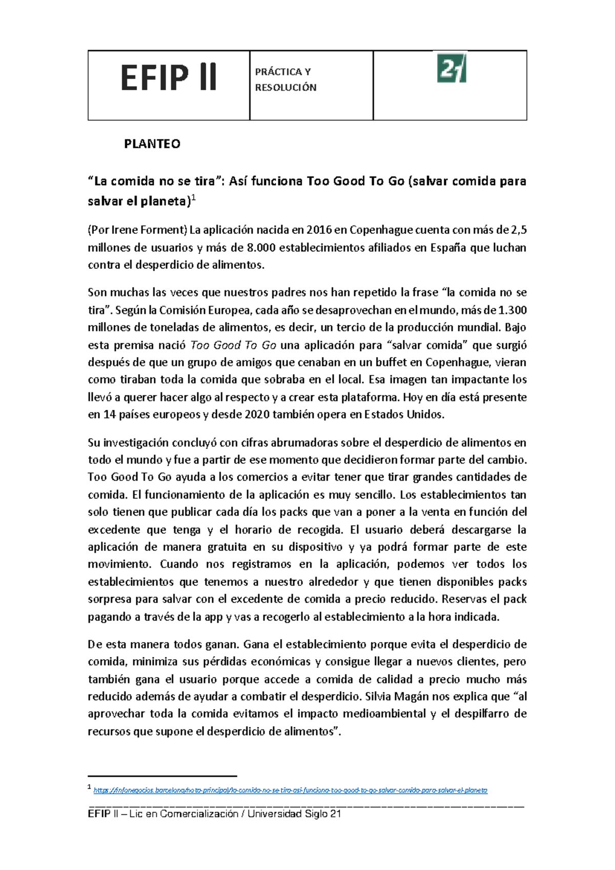 EFIP II Modelo 2 - EFIP ll RESOLUCIÓN - Studocu