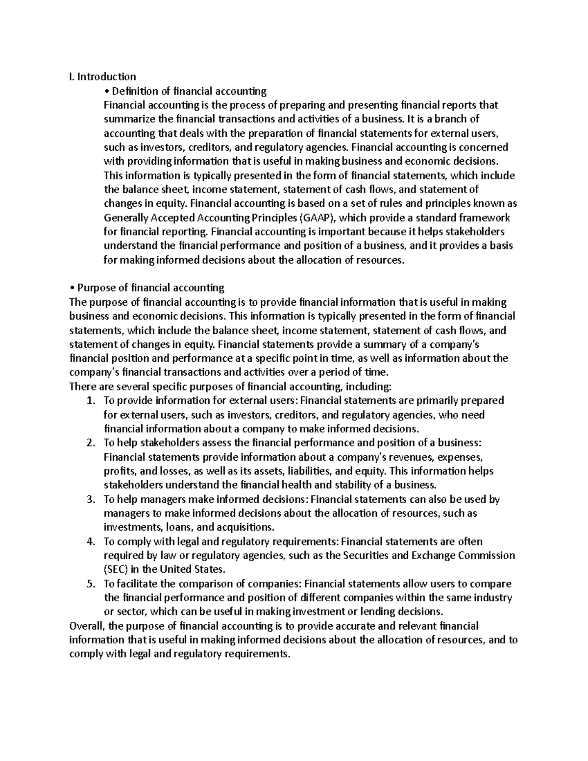 Financial Reporting I Introduction Definition Of Financial financial-reporting-i-introduction-definition-of-financial