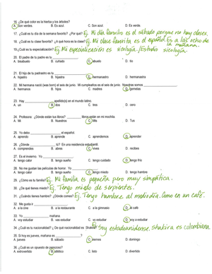 Spanish 1 Practice Materials - FLS 1113 - Studocu