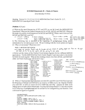 Hw4 A22sol - Professor Shahin Tajik - Question 1: unsigned int value1 ...