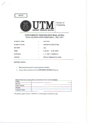 Lesson 7 - 1(SET) - asdasd - Set Definition: A set is a (unordered ...