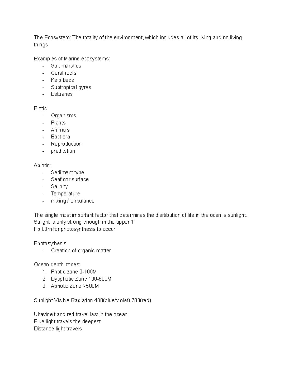 Ecosystems - The Ecosystem: The totality of the environment, which ...