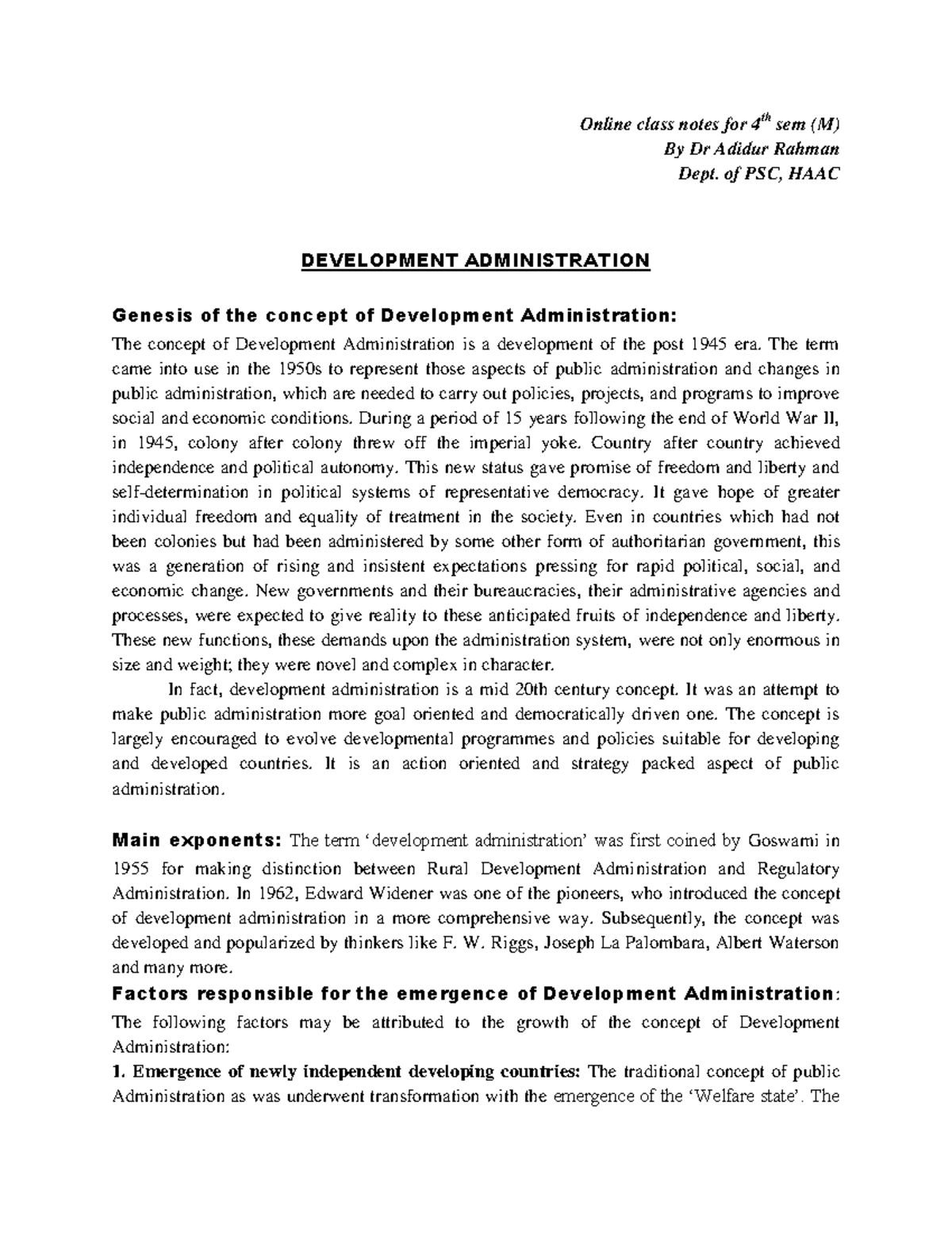 1588268172 - Online class notes for 4th sem (M) By Dr Adidur Rahman ...