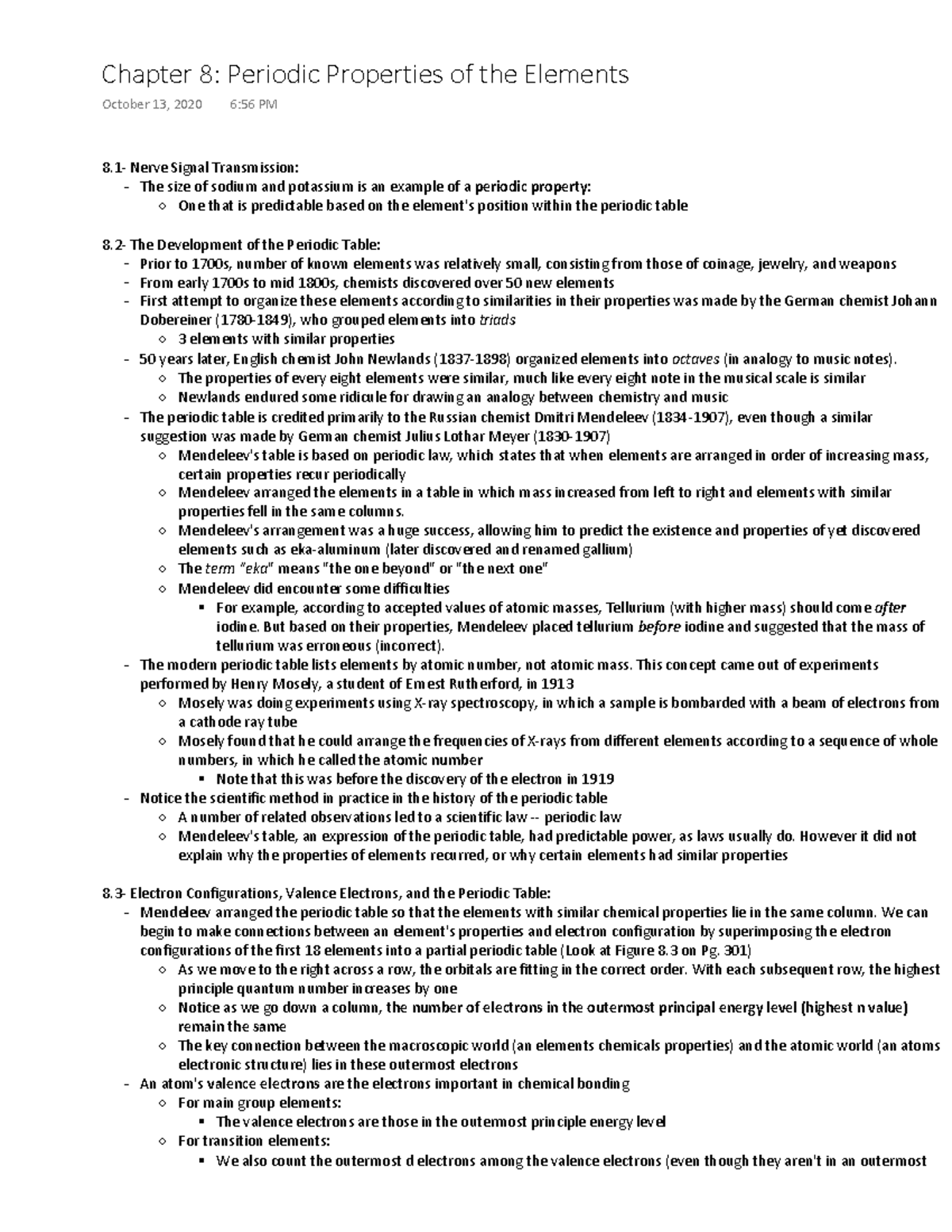 Chapter 8 Chapter Summary - Θ͘ϭͲ EĞƌǀĞ ^ŝŐŶĂů dƌĂŶƐŵŝƐƐŝŽŶ͗ - Studocu