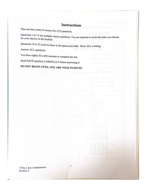 Jan 2020 CSEC Maths P2 Past Paper - Mathematics - Studocu