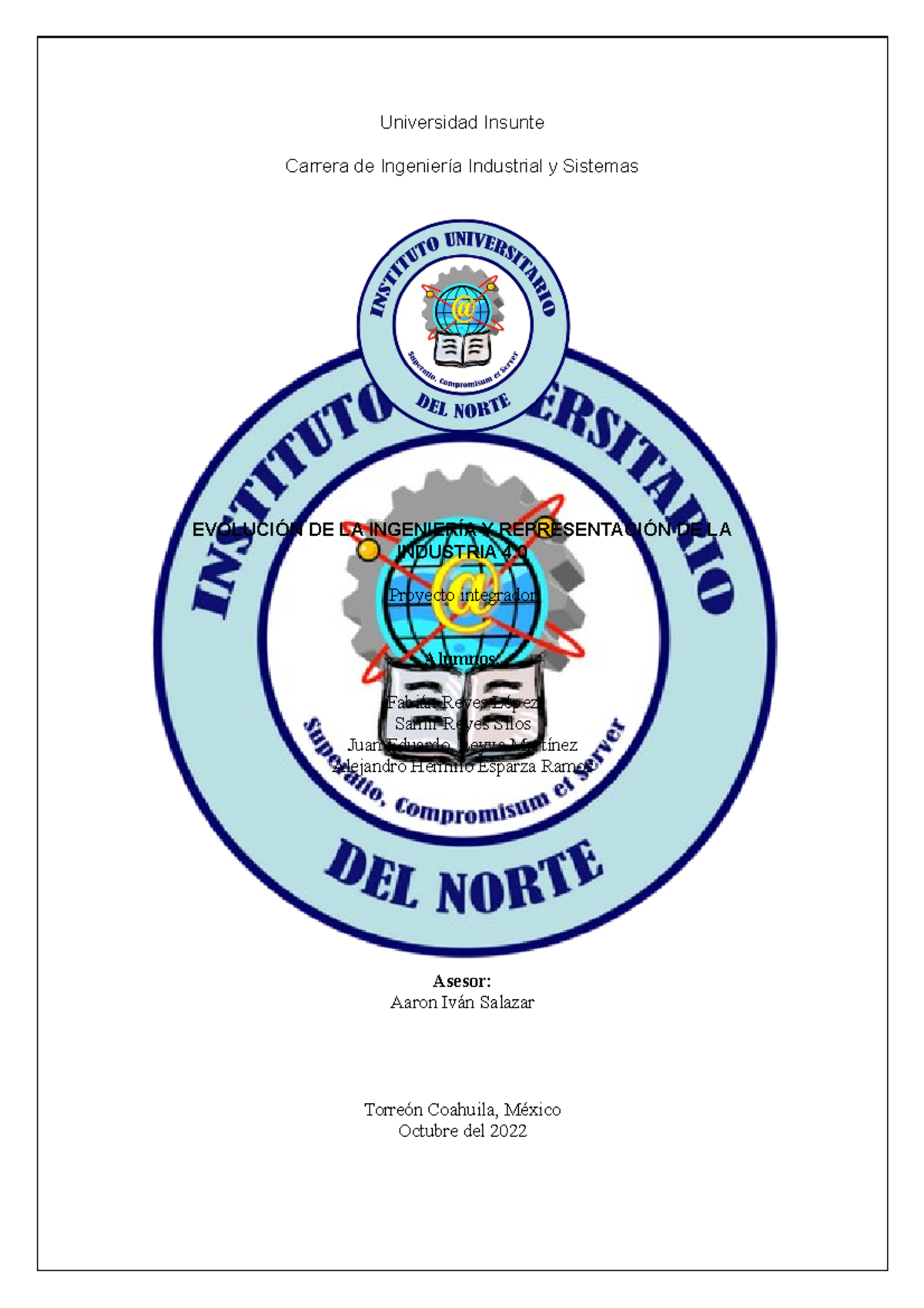 Proyecto integrador andina 2.0 actualizado - Universidad Insunte ...