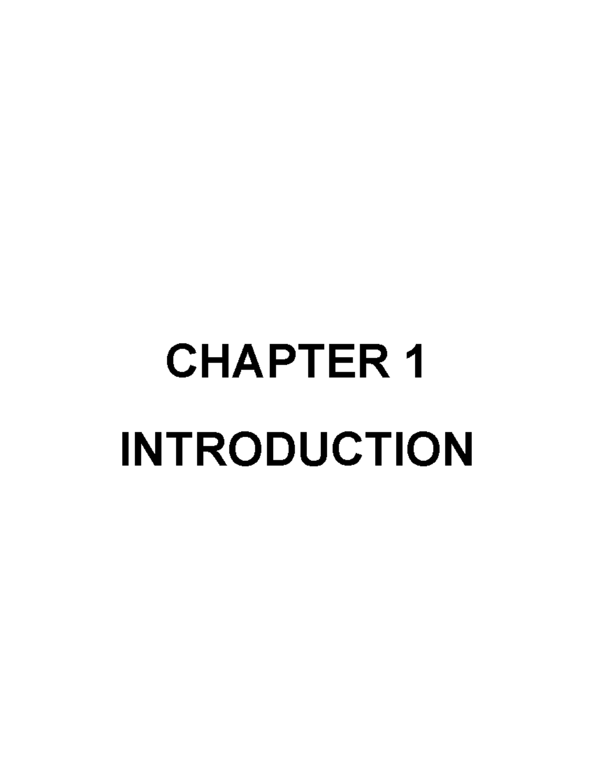 Chapter 2 TERM Paper organizational behaviour - CHAPTER 1 INTRODUCTION ...