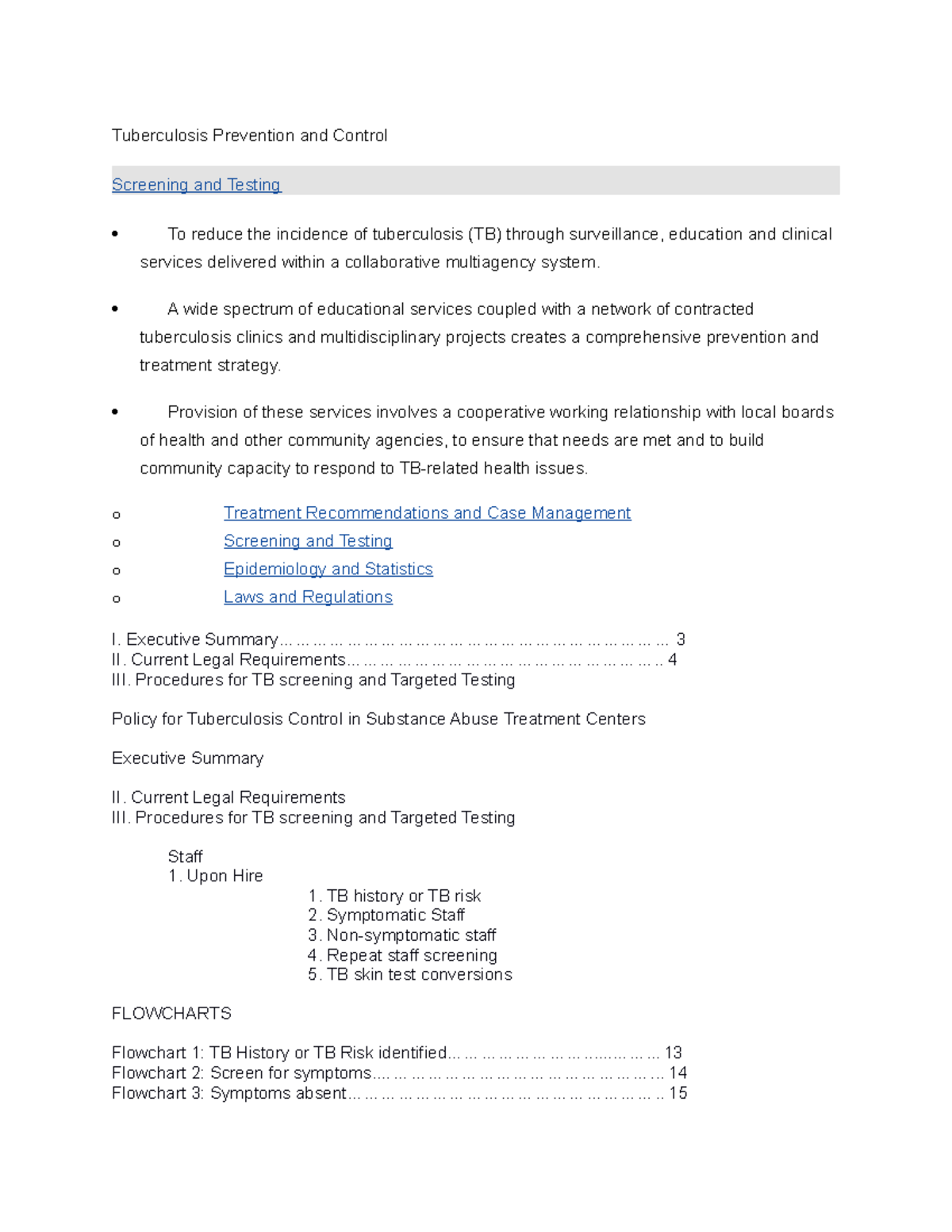 Tuberculosis Prevention and Control ( Pbcom) - Tuberculosis Prevention ...