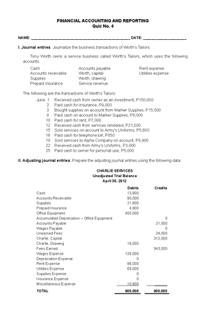 AP 100 Audit of Shareholders Equity - ReSA - THE REVIEW SCHOOL OF ...