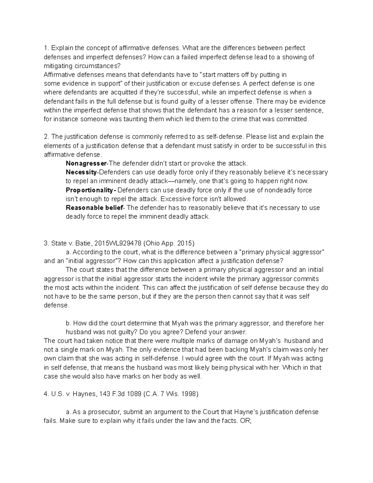 Chapter 5 crim - Weekly homework from the book - Explain the concept of ...
