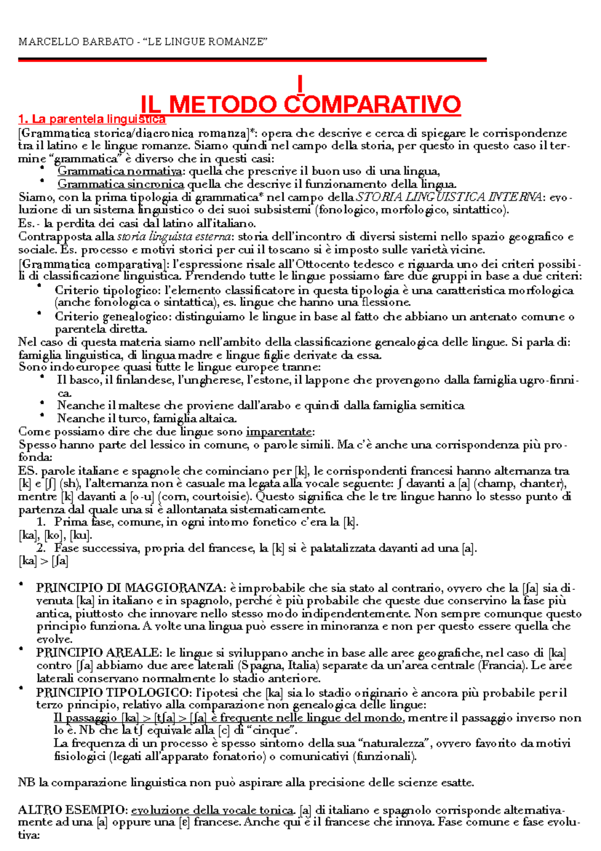 Barbato le lingue romanze e basi di linguistica - MARCELLO BARBATO ...