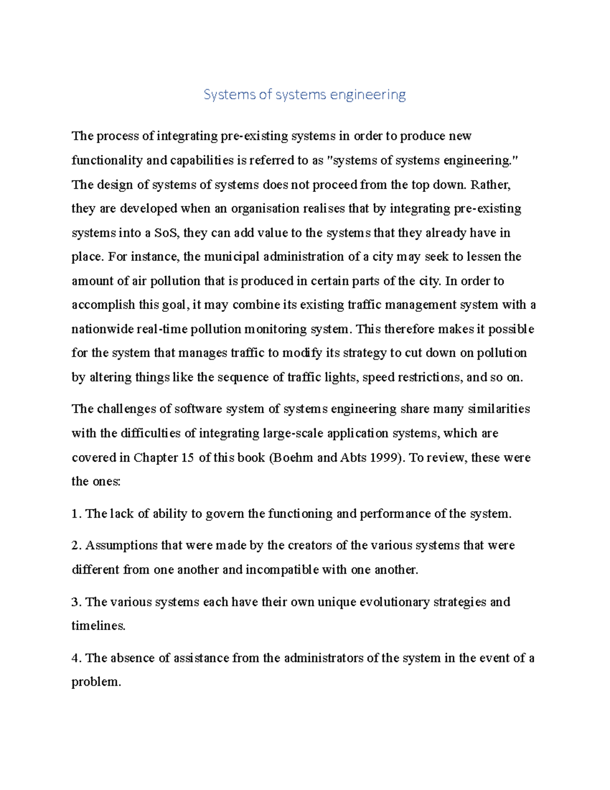 Systems of systems engineering - " The design of systems of systems ...