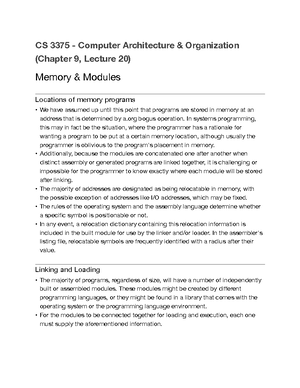 CS 3375 Practice Problems 2 - Example: Suppose a file consisting of 5 ...