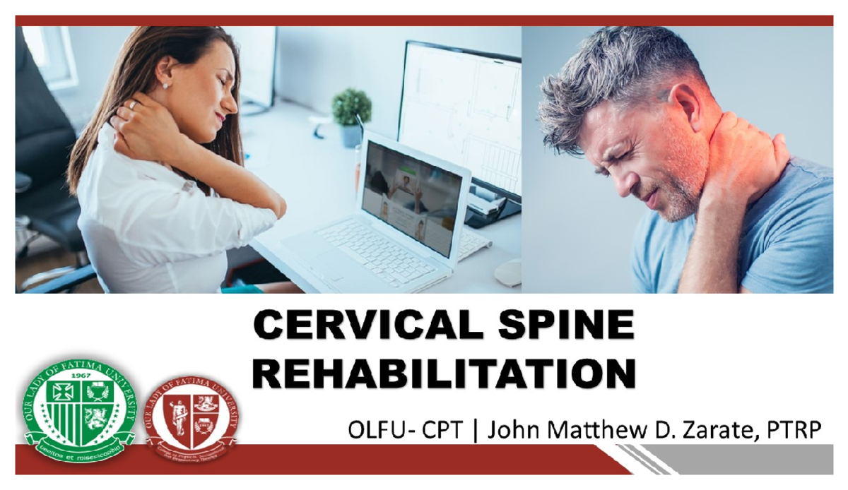 03 Cervical Region (Handout) - Physical therapy - Studocu
