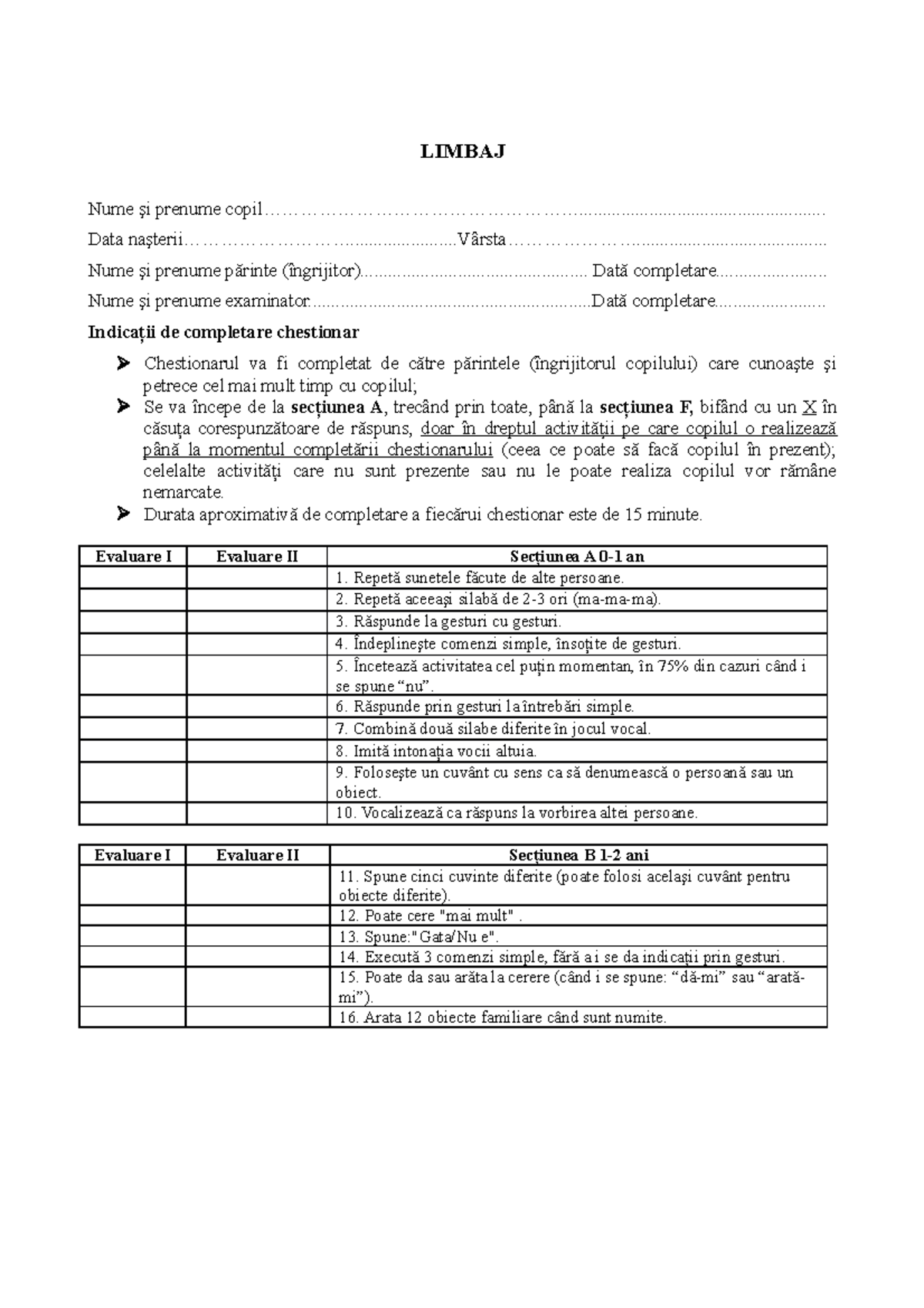 Limbaj - Descriere - LIMBAJ Nume şi prenume - Studocu