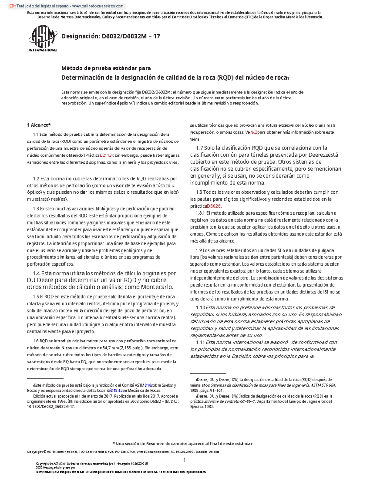 D6032 D6032M-17 Standard Test Method for Determining Rock Quality ...