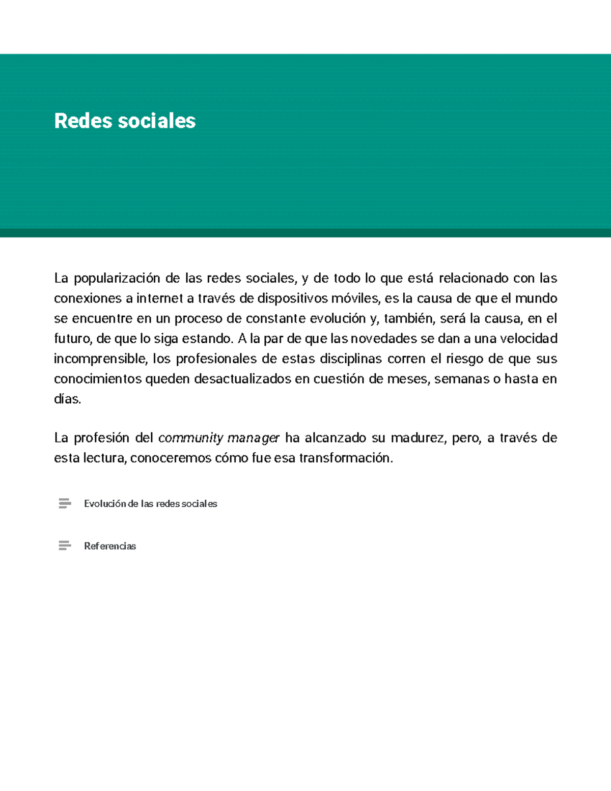 Módulo 1 - Lectura 1 - La popularización de las redes sociales, y de ...