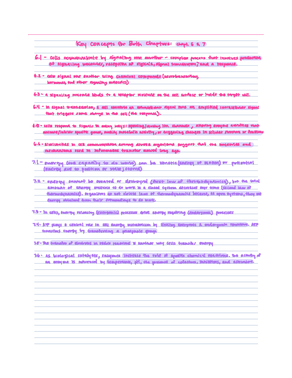 Unit 2 Summary Biology 1 - BIOL 121 - Studocu