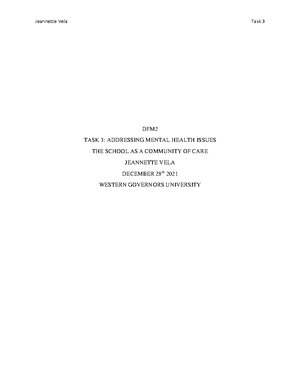 TASK 1 Video Observation - D090 - WGU - Studocu