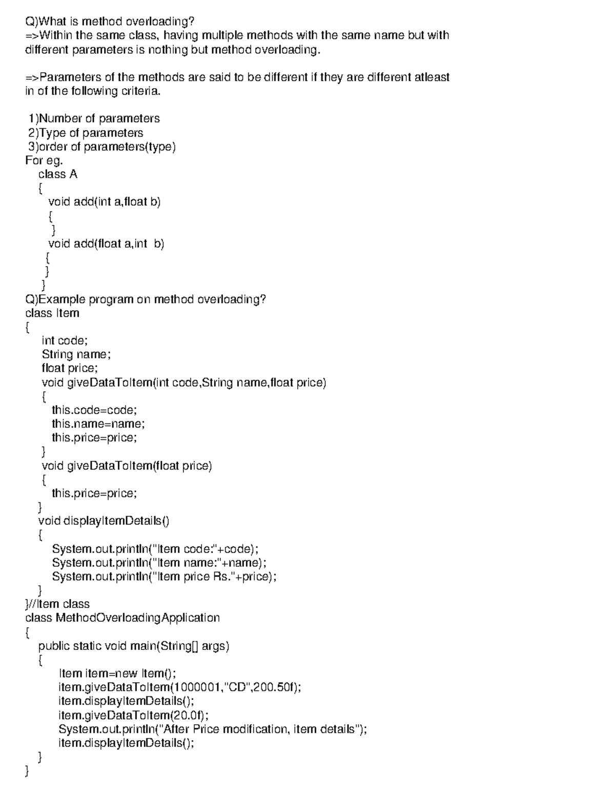 Core Java Session 21 Core Java Programming Session Notes Q What Is