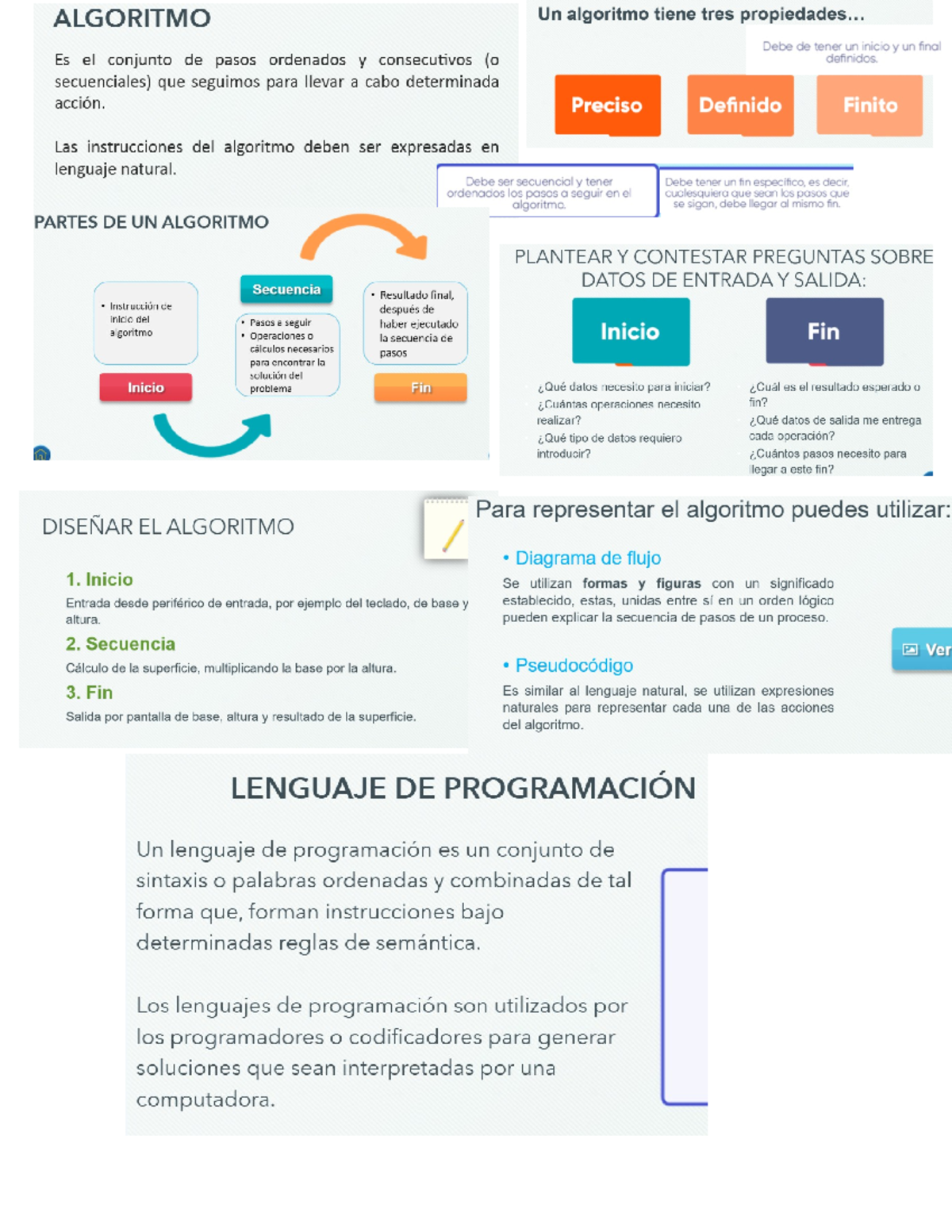 Programacion 1 - apunte completo de presentaciones. - LECCION 6 Permite ...