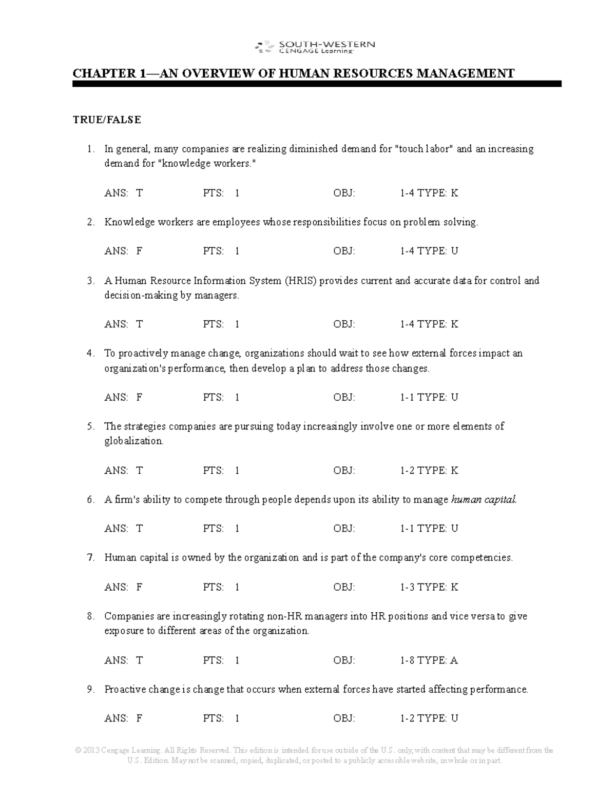 CH 01 AN Overview OF Human Resources Management CHAPTER 1 AN OVERVIEW ch-01-an-overview-of-human-resources-management-chapter-1-an-overview