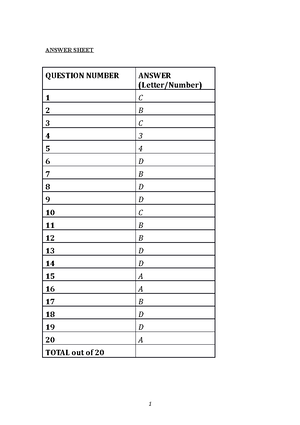 Past Exam Questions with Answer Guide for students (1) - Past Exam ...
