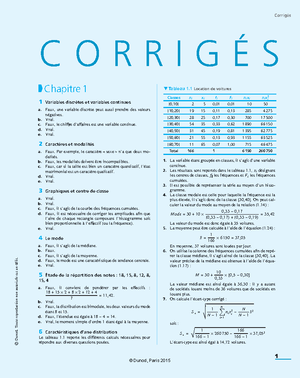Chapitre 2 - Le test de Student - L2 – UED 4 – CM Chapitre 2 : Le test ...