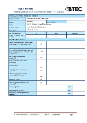 Unit 01 Programming Assignment - Higher National Diploma - Studocu
