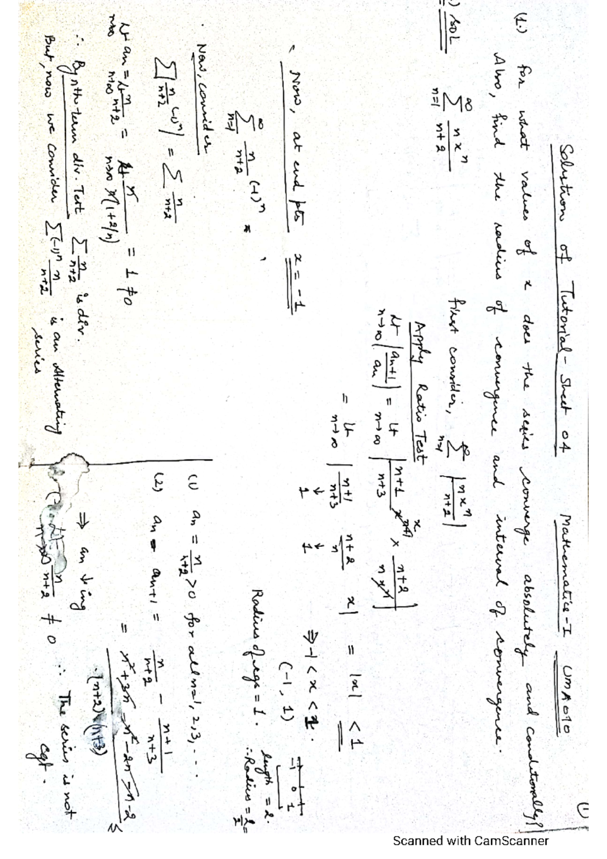 TUT-04 - importent - mathematics for data science - Studocu