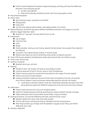 PSY 235 Notes pt3 - Professor: George J. Hollich PART 3 - Studocu