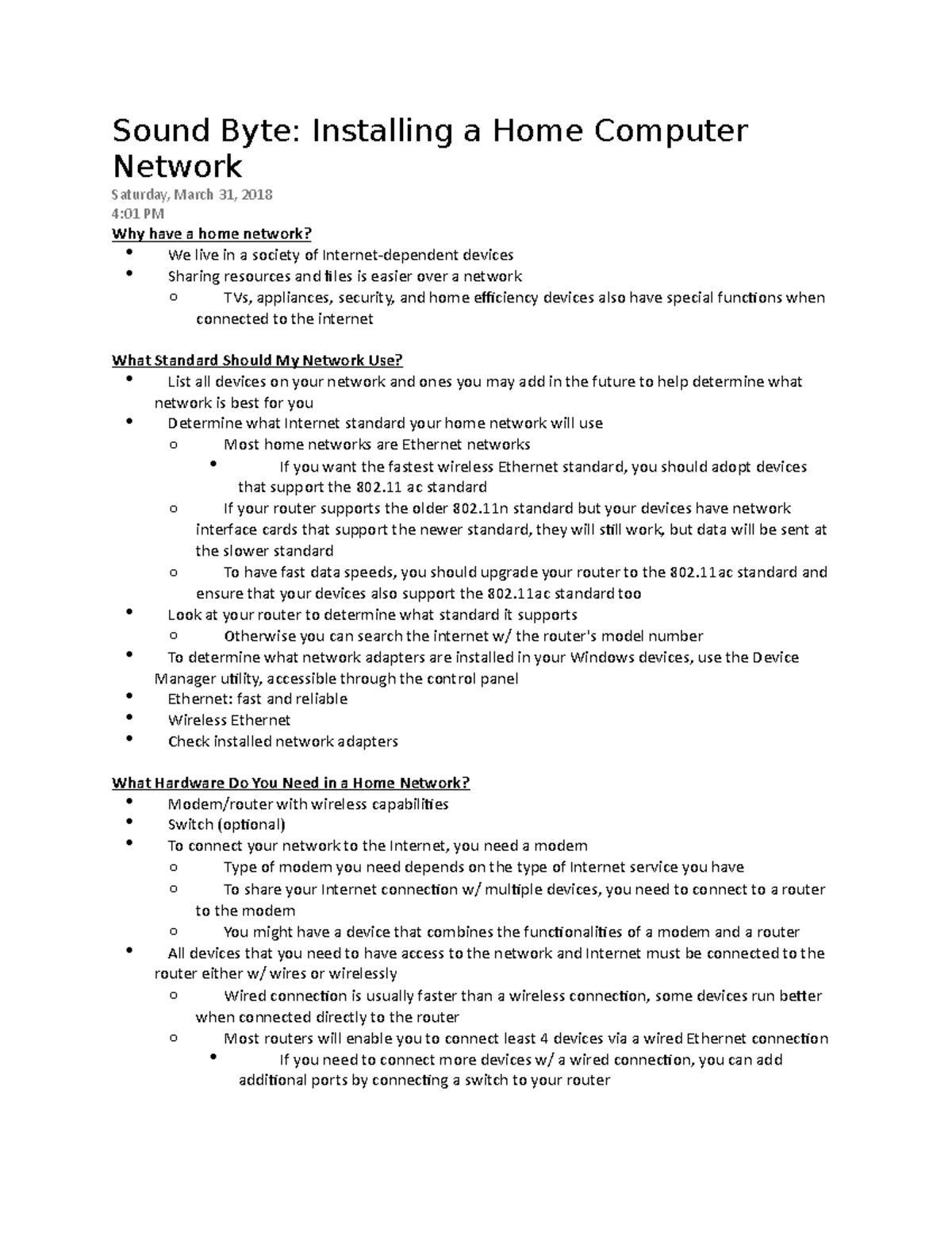 Sound Byte Home Computer Network - Sound Byte: Installing a Home ...