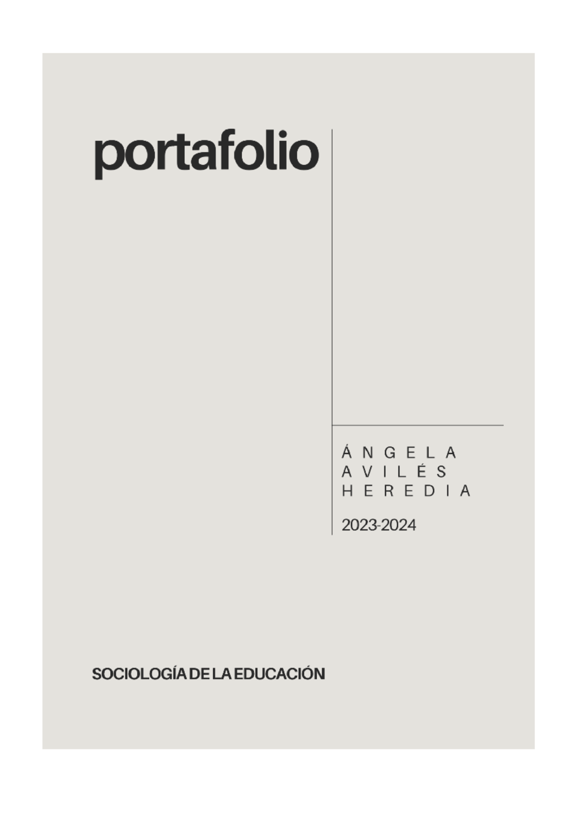 Portafolio Sociologia Angela Aviles - Tabla de contenido Actividad ...