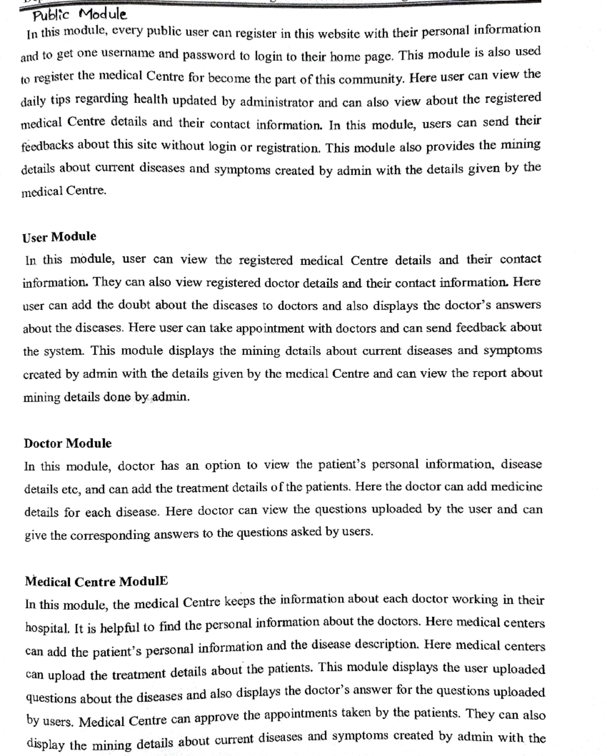 Module Design 10 Mining In Medical Field Using Fp Growth Algorithm Publte Module N This