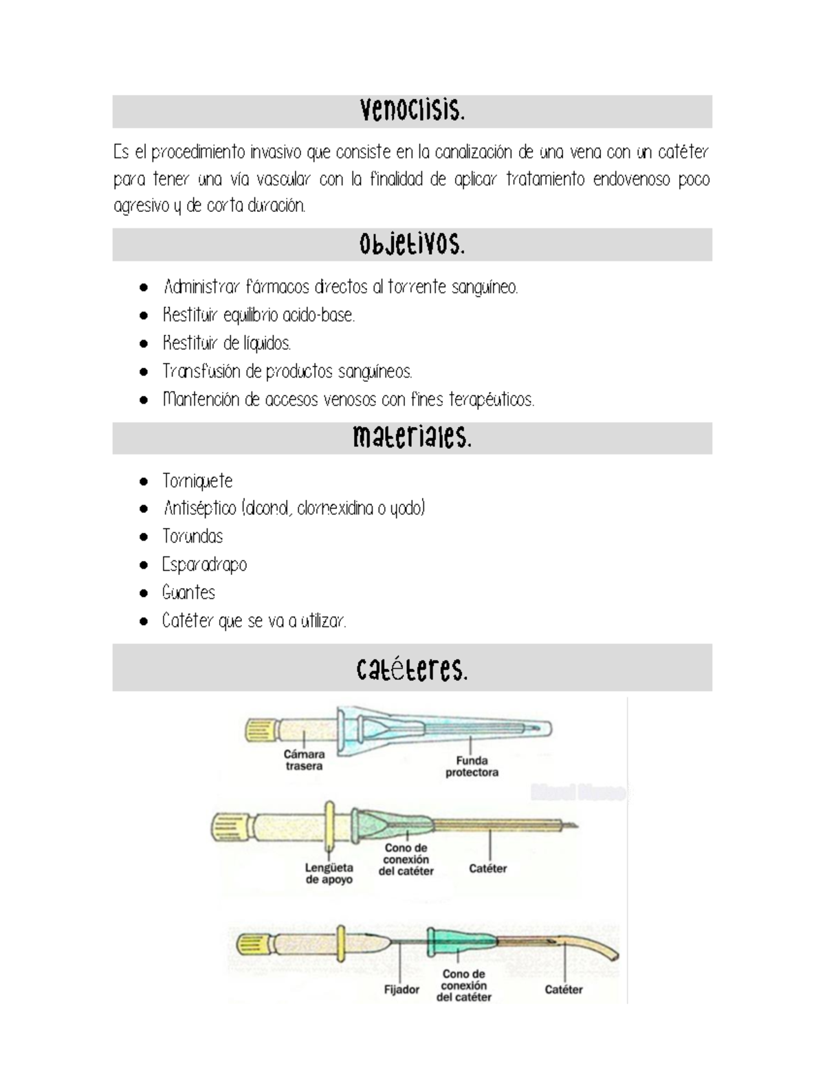 Venoclisis - VENOCLISIS. Es el procedimiento invasivo que consiste en ...