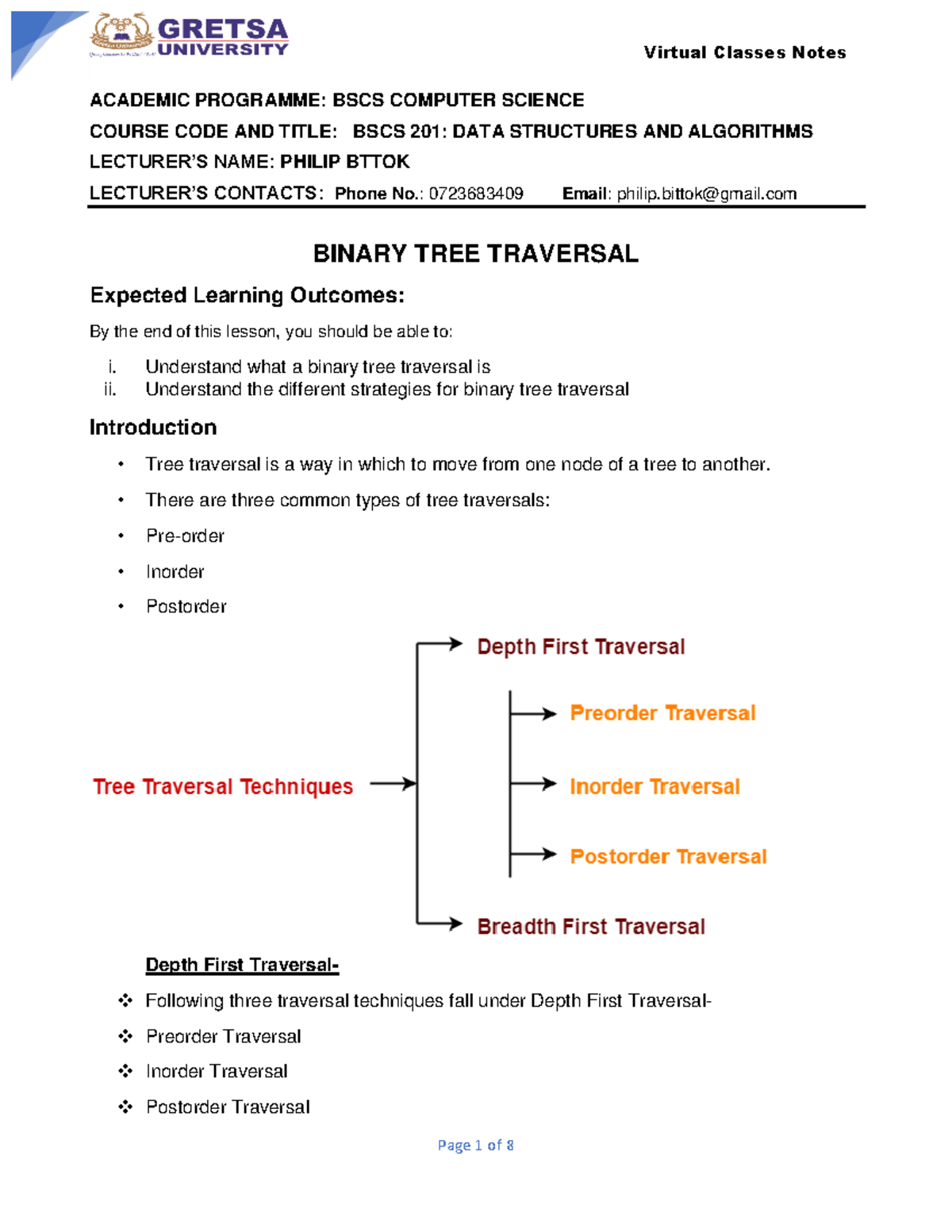 Lecture 6 - Notes Template FOR Virtual Classes - Virtual Classes Notes ...
