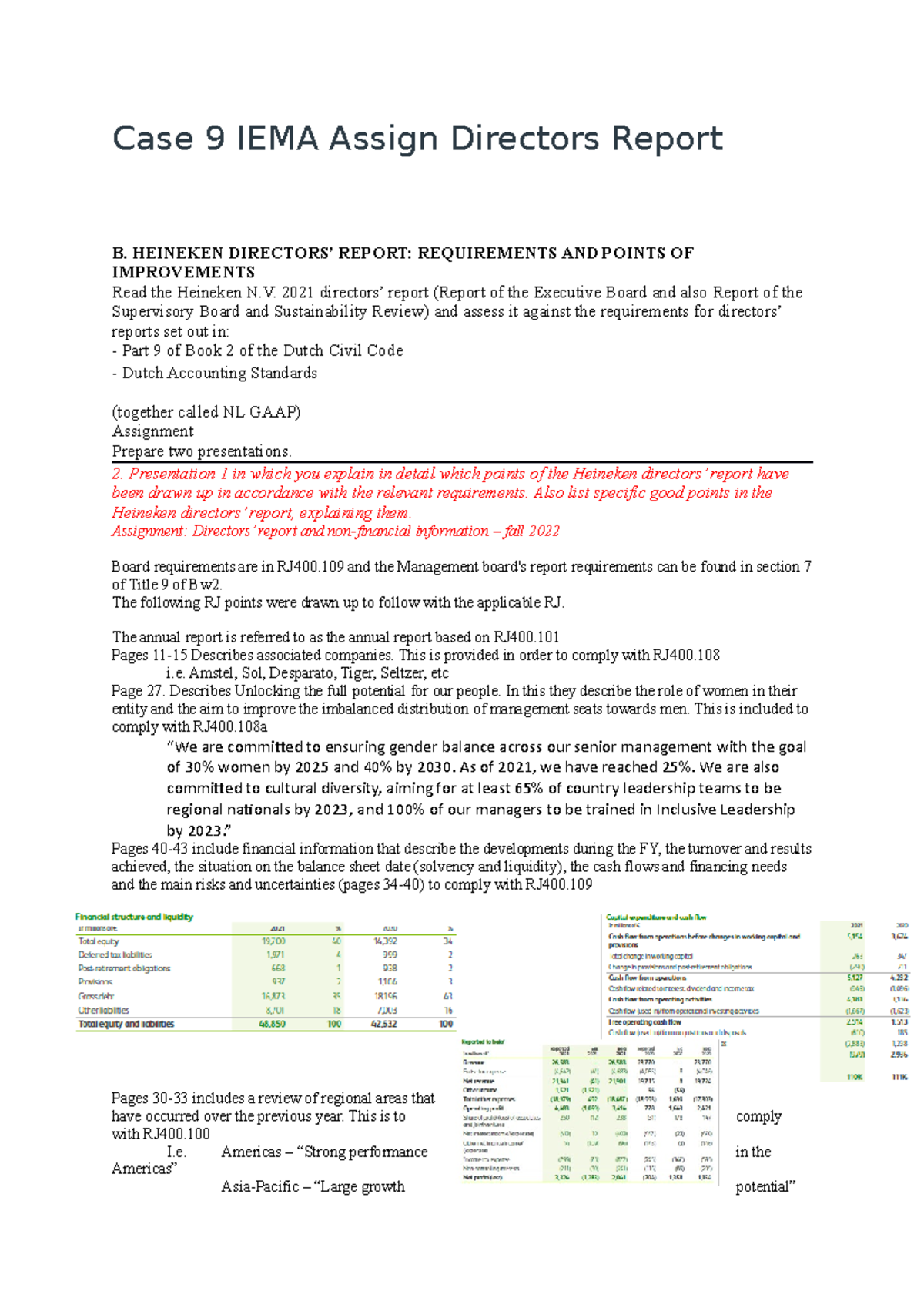 Case 9 IEMA Assign Directors Report - Case 9 IEMA Assign Directors ...