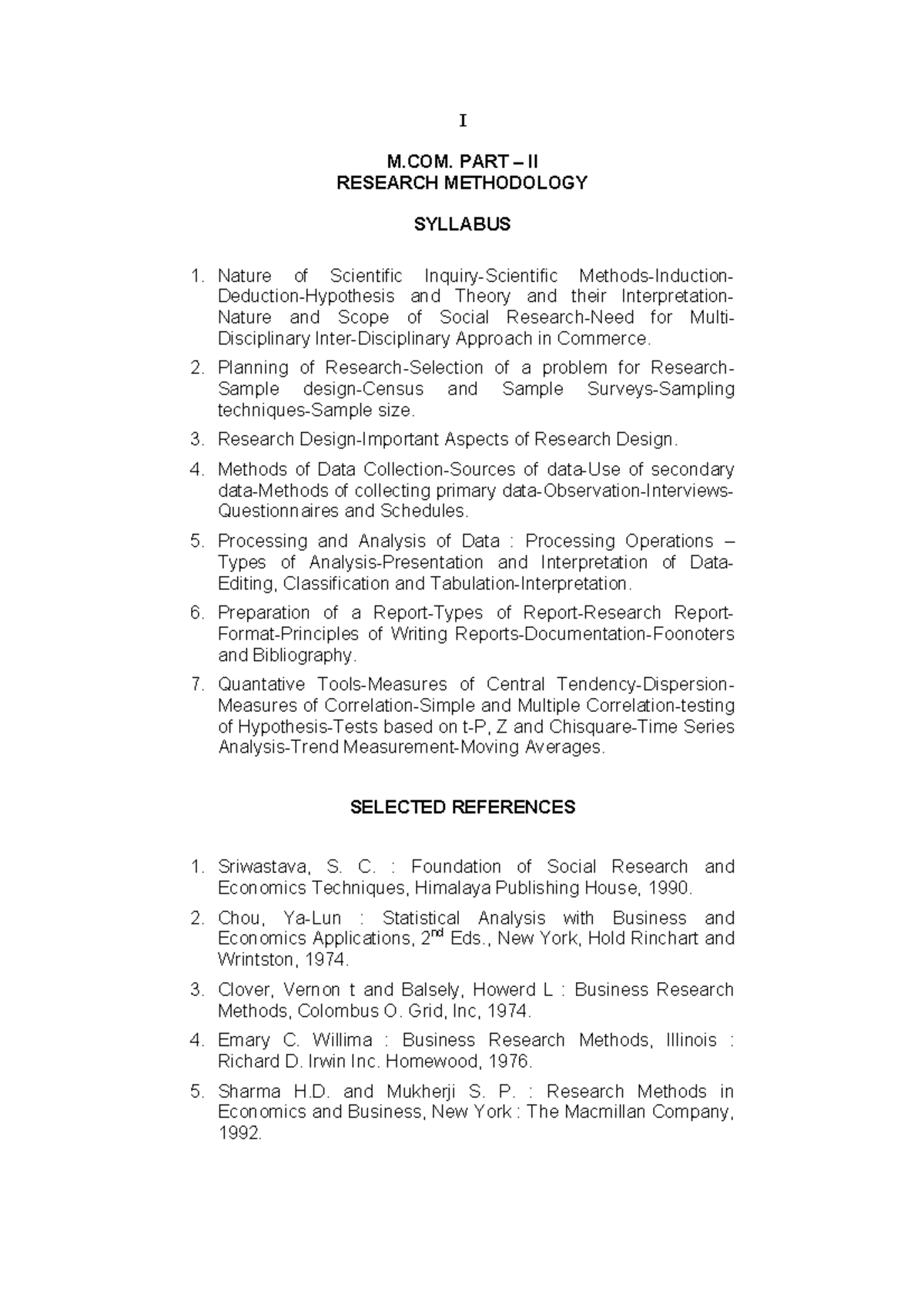 Research-Methodology - I M. PART – II RESEARCH METHODOLOGY SYLLABUS 1 ...