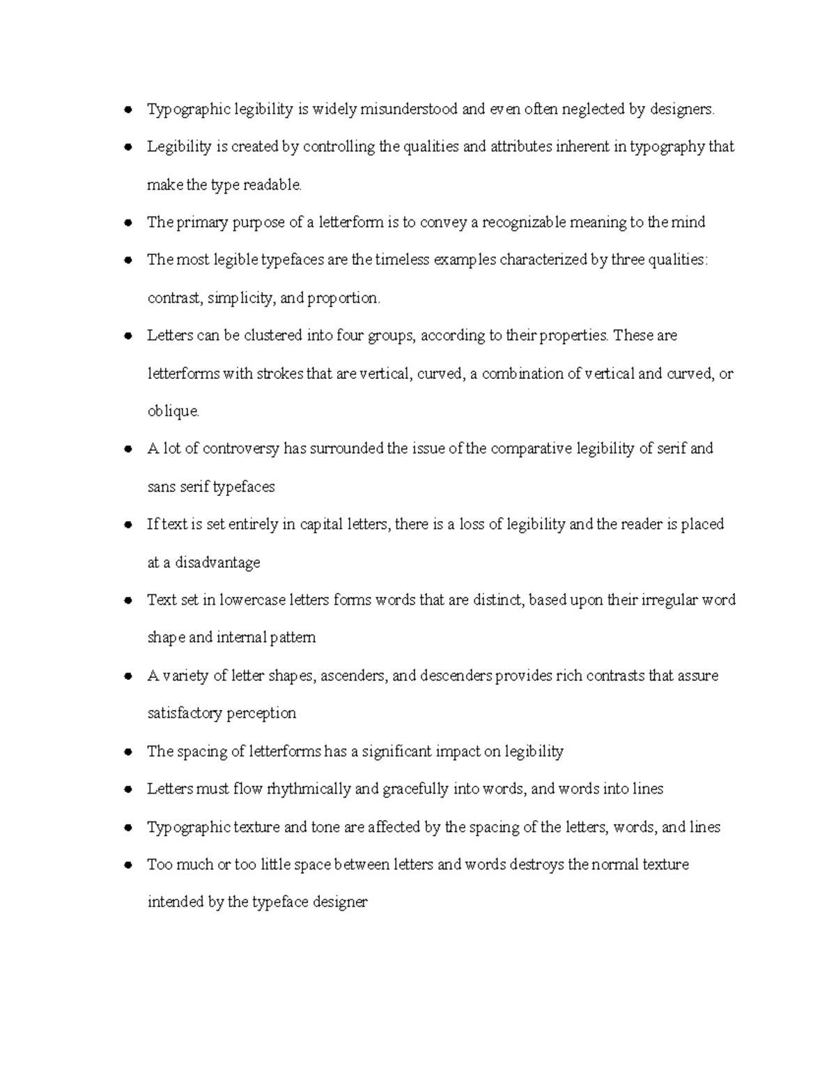 Chapter 3 type notes - Summary Typographic Design - Typographic ...