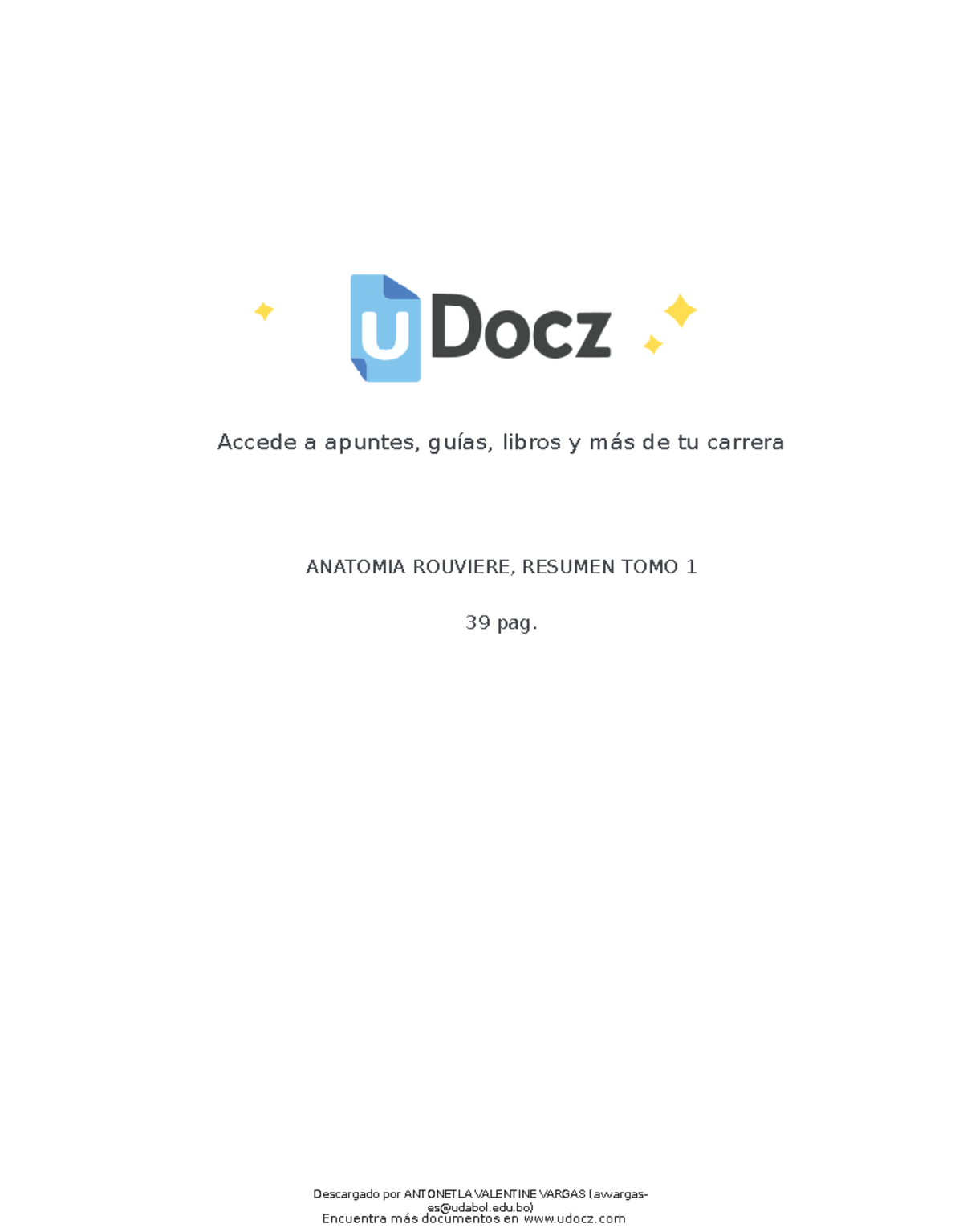 Apuntes de tomo 1 ruviere anatomia - Accede a apuntes, guías, libros y ...