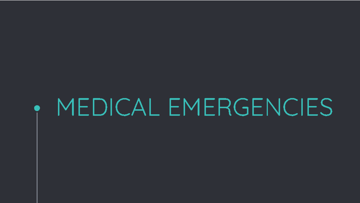 Medical-emergencies-1 - MEDICAL EMERGENCIES FOREIGN BODY AIRWAY ...