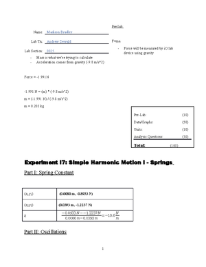 3.3.3 Lab - Kinematics (Dry lab) 2 - Lab: Kinematics 1/ Copyright © 2022 Apex Learning Inc. Use ...