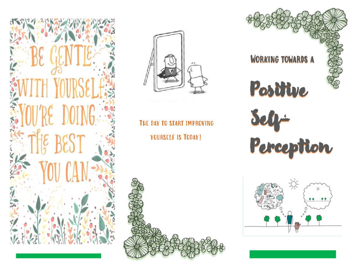Group Brochure - Self Perception - f The day to start improving ...