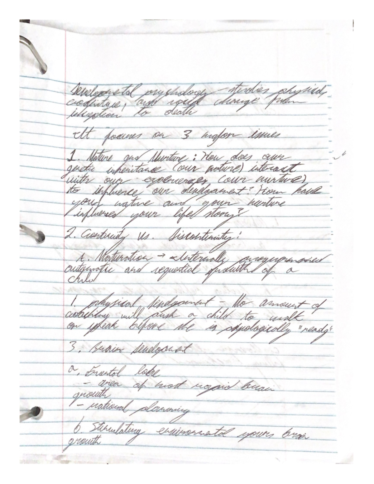 Psych Notes - Studocu