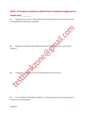 Solutions and Test Bank For The Psychology of Sex and Gender, 2nd ...