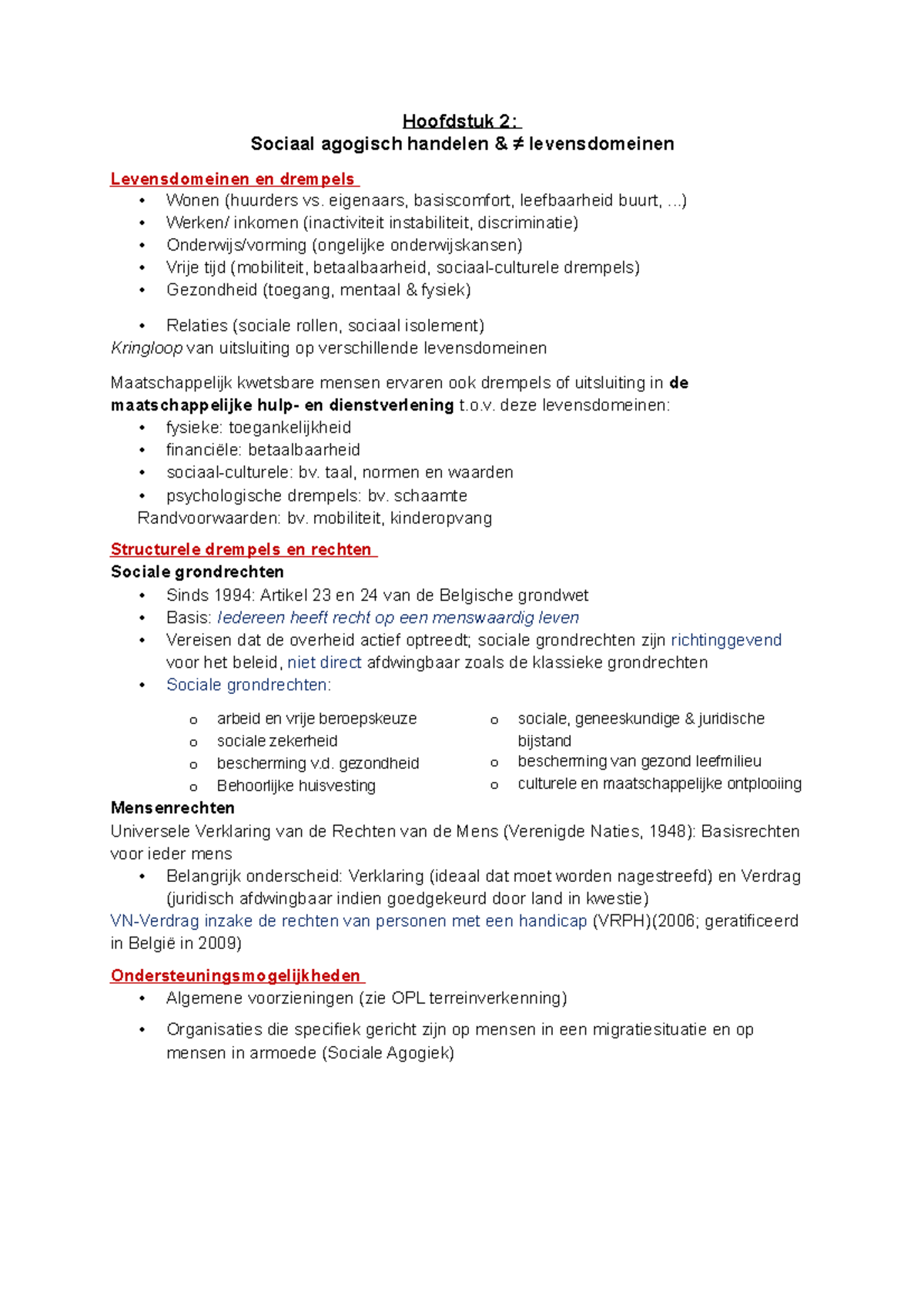 Hoofdstuk 2 sociale agogiek - Hoofdstuk 2: Sociaal agogisch handelen ...