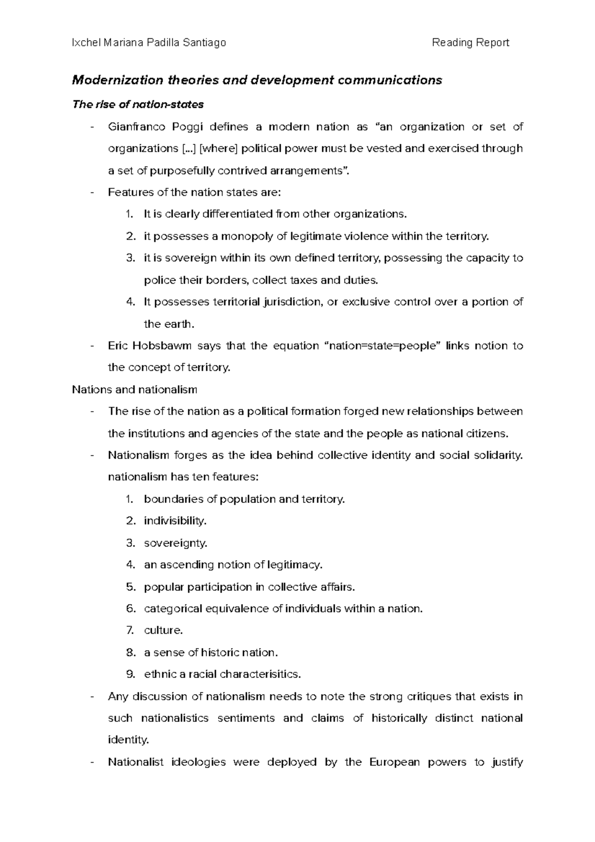 Modernization theories and development communications - ..] [where ...