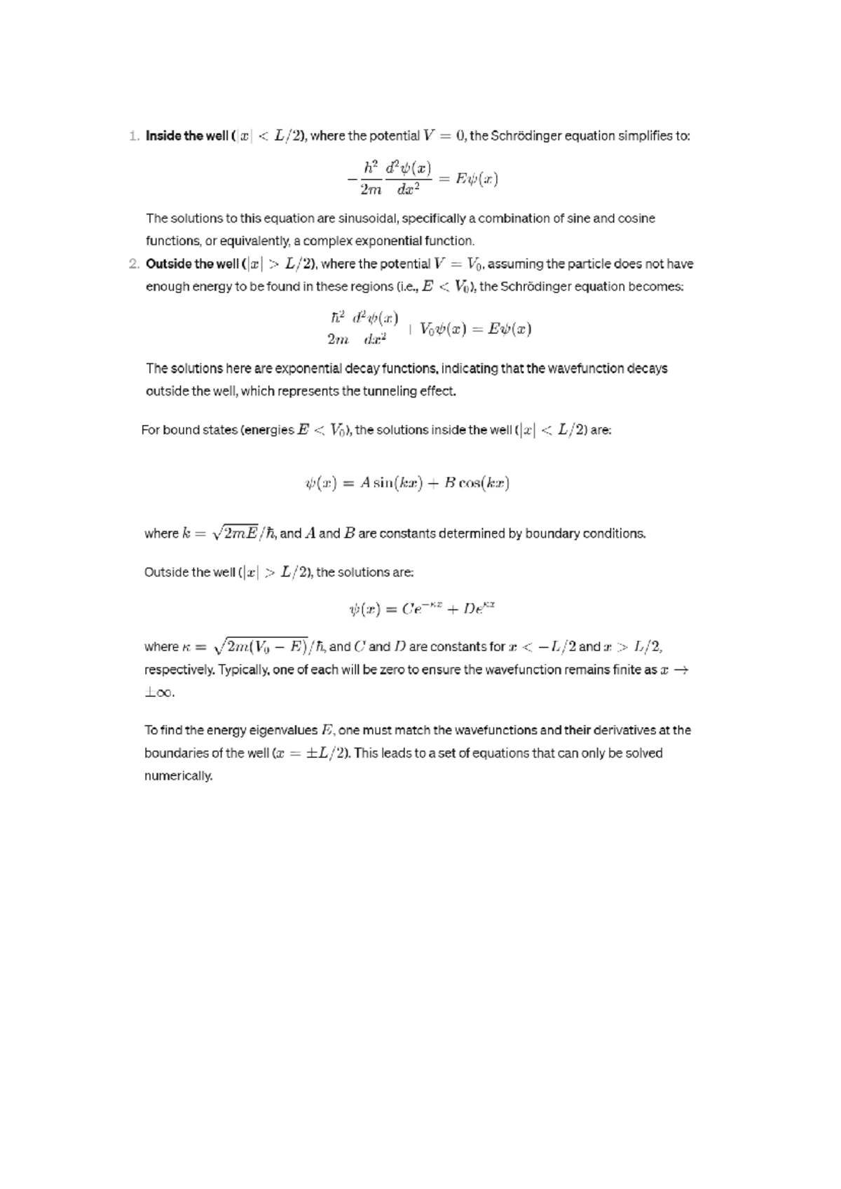 Solution to wave function - Electrical Engineering - Studocu